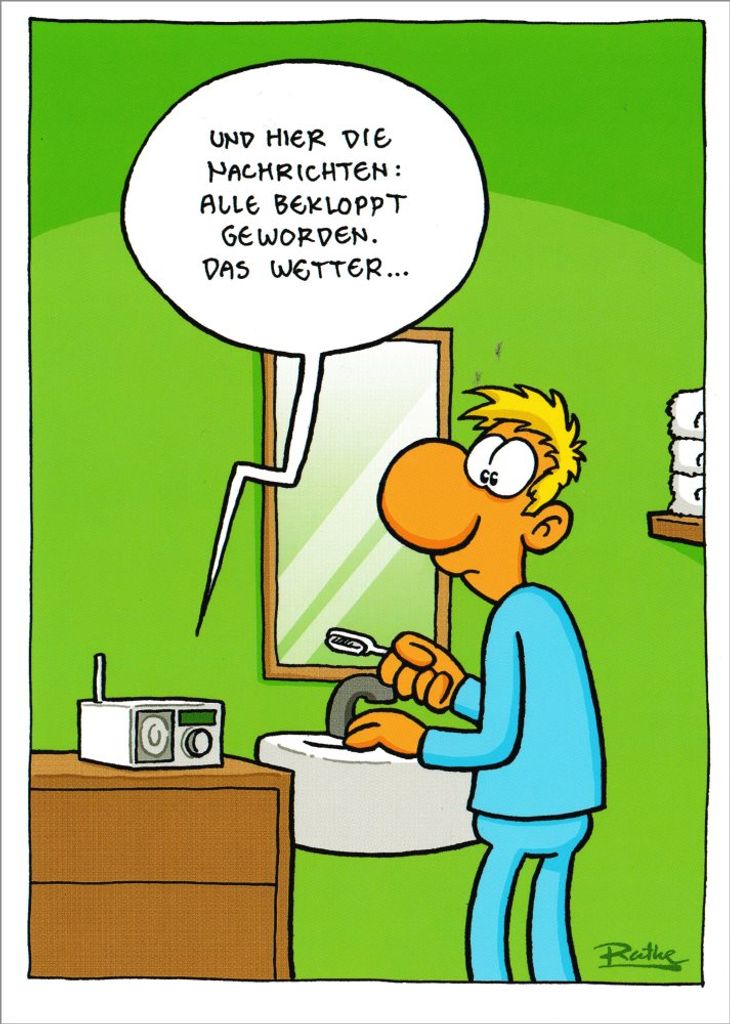 Postkarte Ralph Ruthe "Und hier die | Kaufland.de