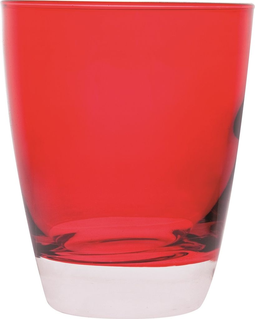 Excelsa Set Von 6 Wasserglas Happy Color Glas 30 cl Rot