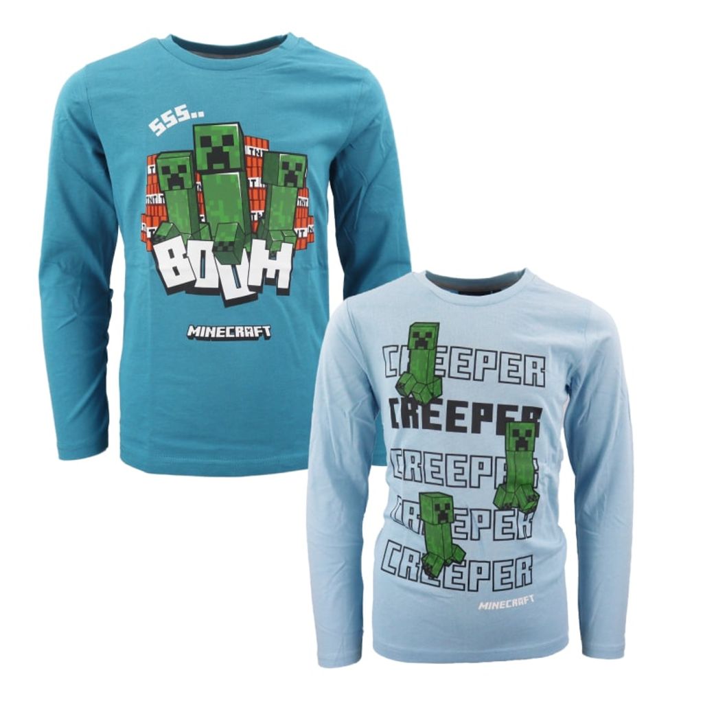 Minecraft Creeper BOOM Gamer Kinder langarm | Kaufland.de