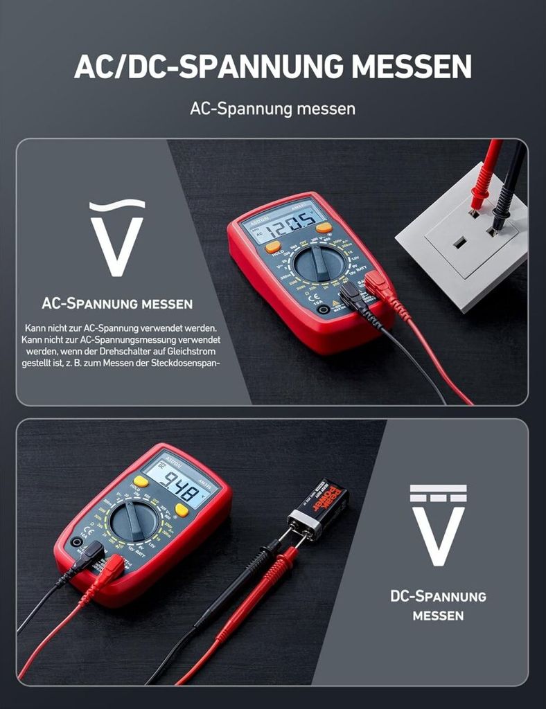 Digital Multimeter mit Ohm Volt Ampere | Kaufland.de