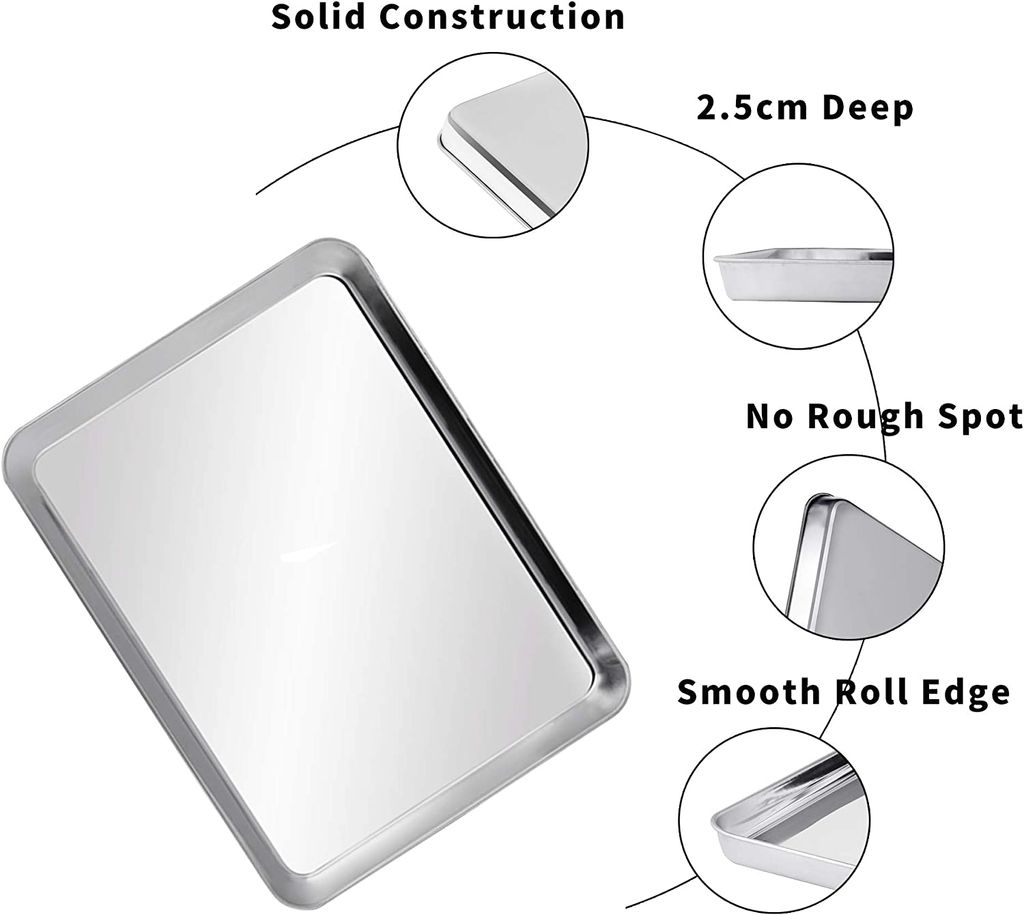 Backblech, Edelstahl Ofenblech Kuchenblech | Kaufland.de