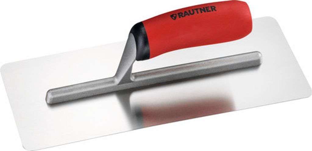 RAUTNER Spezial-Glättkelle gebogen edelstahl 305 x 120 mm