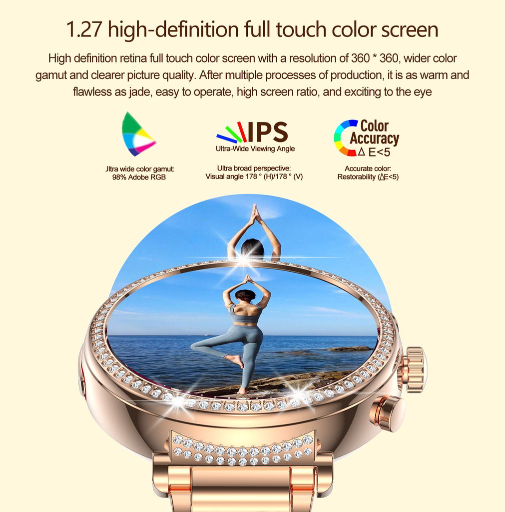 INF TK28 Smartwatch Gold Smartwatches | Kaufland.de