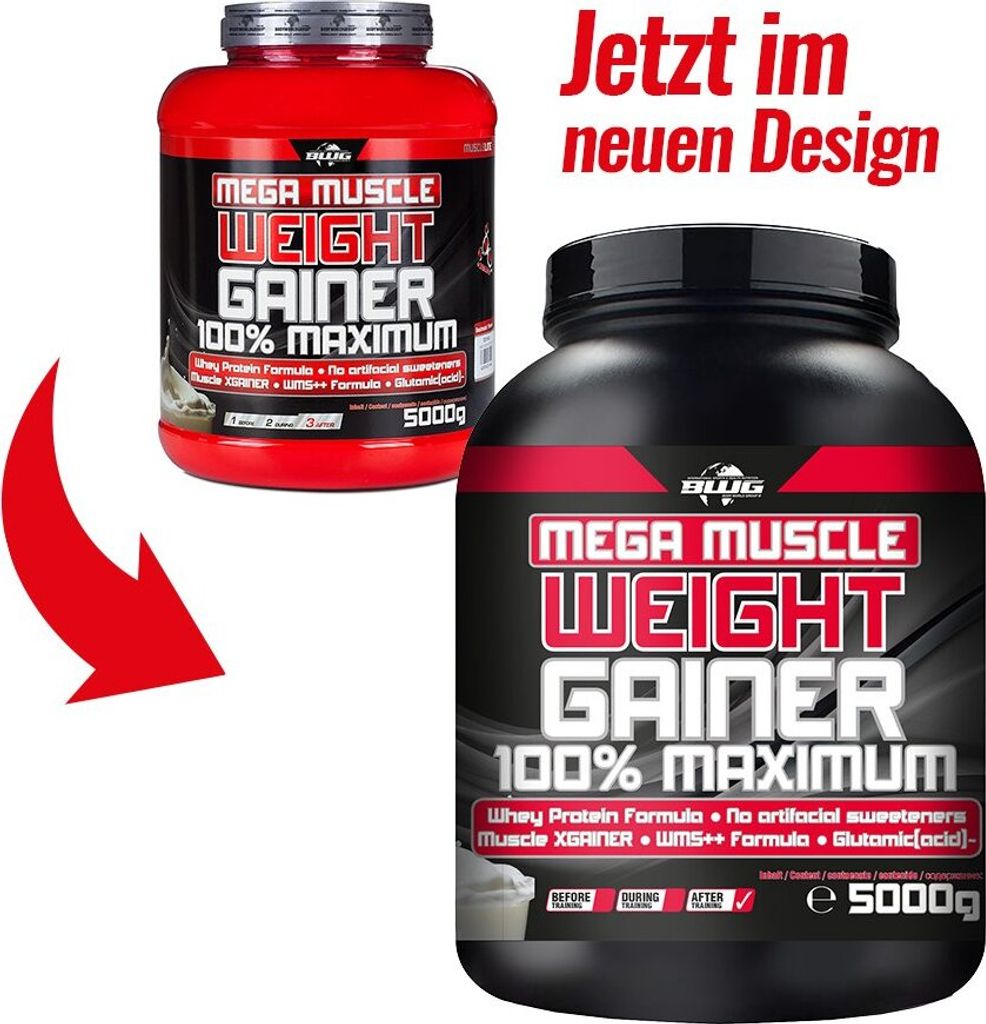 BWG Mega Muscle Weight Gainer 5kg Dose | Kaufland.de