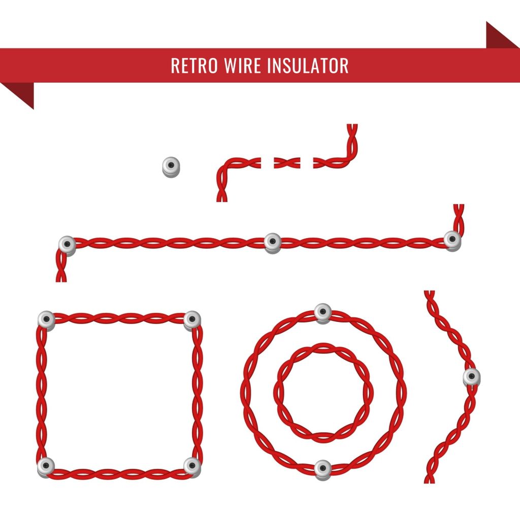 5er PACK I Porzellan Retro Insulator I weiß | Kaufland.de