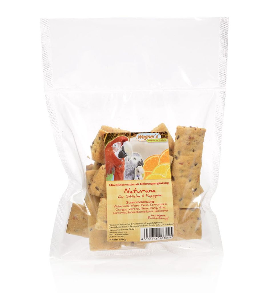 Maškrta pre papagáje Keksy Naturana/Tropical | Kaufland.sk