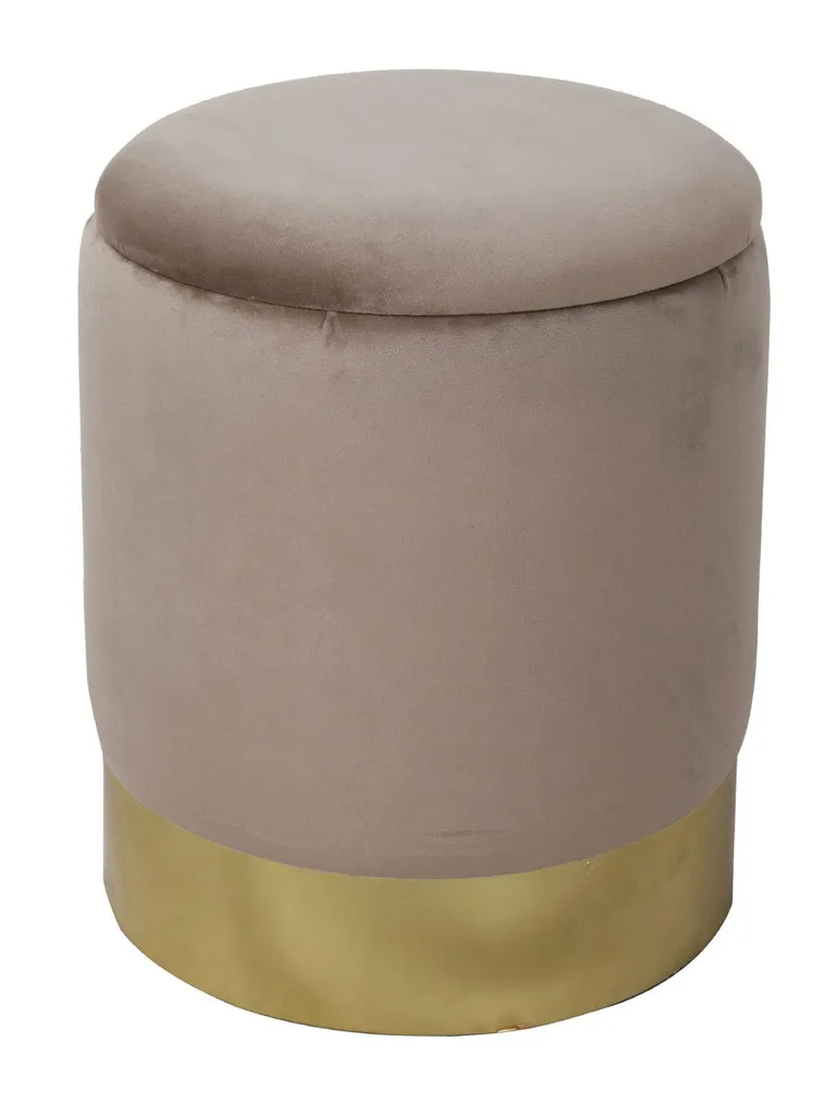 Samthocker Sitzhocker Samt Pouf Sitzpouf | Kaufland.de