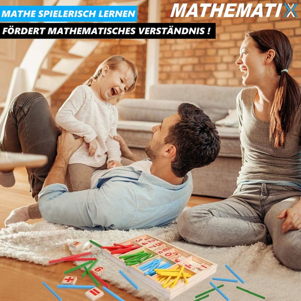 MATHEMATIX sada drevených počítacích paličiek | Kaufland.sk