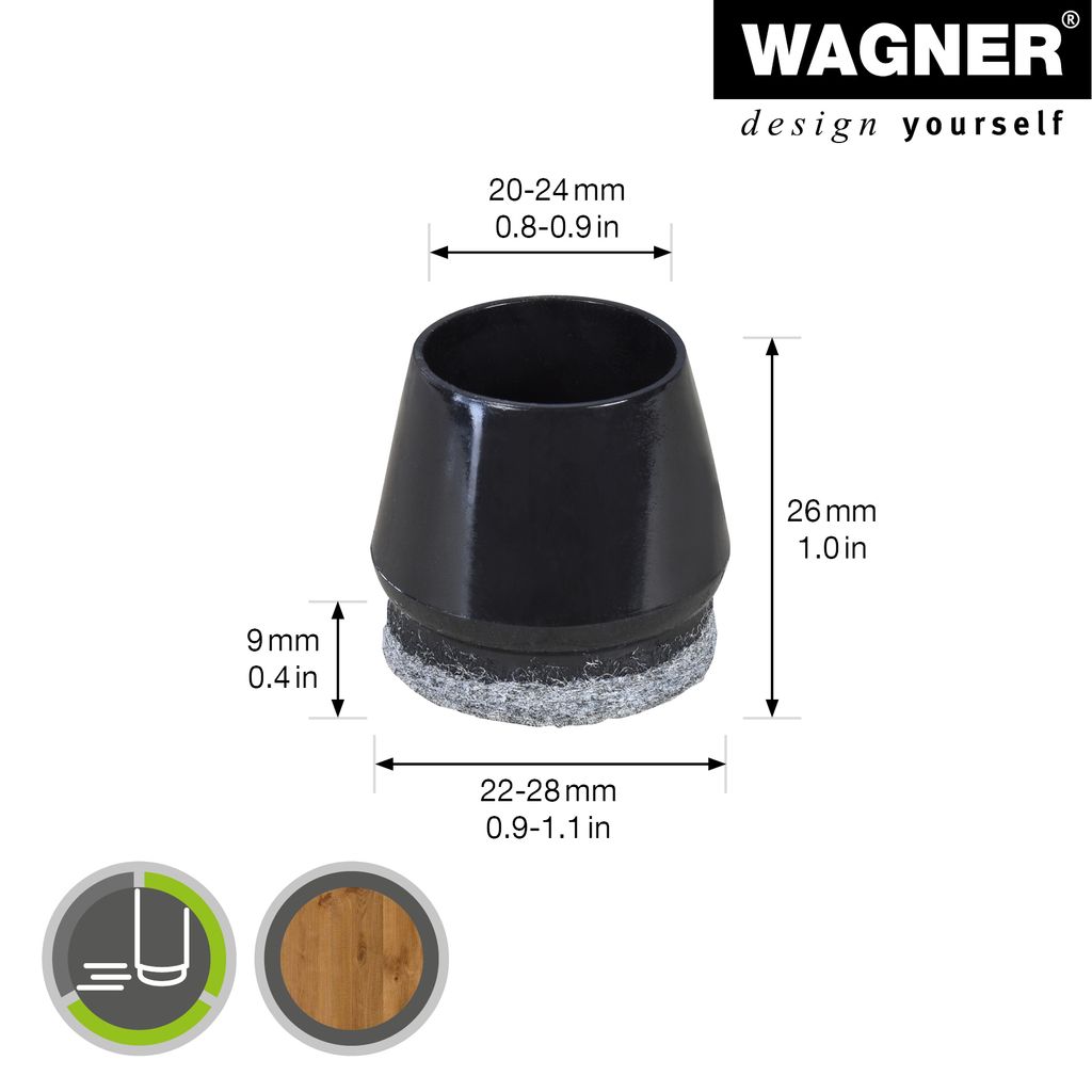 WAGNER Kappen für Stahlrohr rund 4tlg. - Ø | Kaufland.de