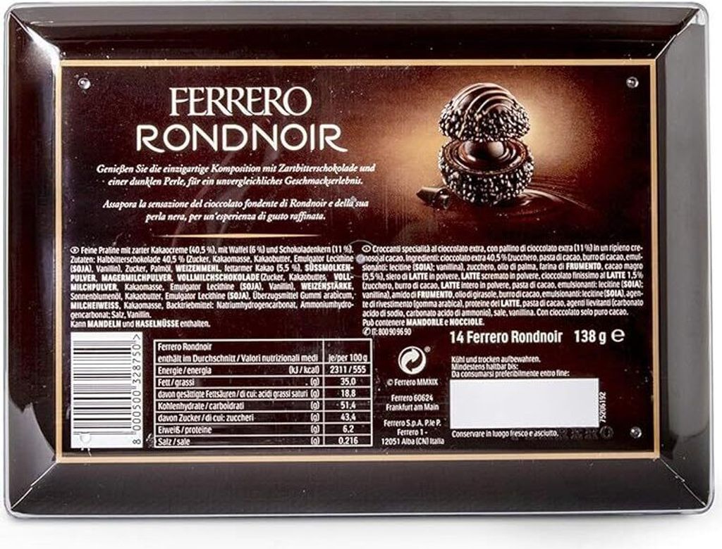 Ferrero Rondnoir 138g Schokoladen | Kaufland.de