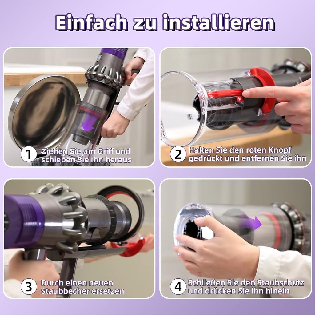 Wunderschöne Dyson V12 Staubbehälter Reinigen Bild