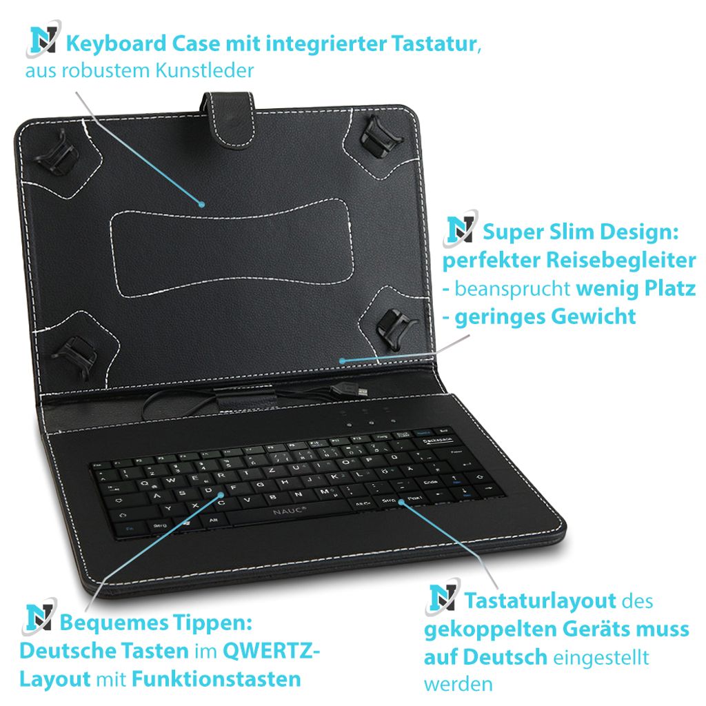 Hülle Tastatur Tasche für 10 10.1 10.2 10.3 | Kaufland.de
