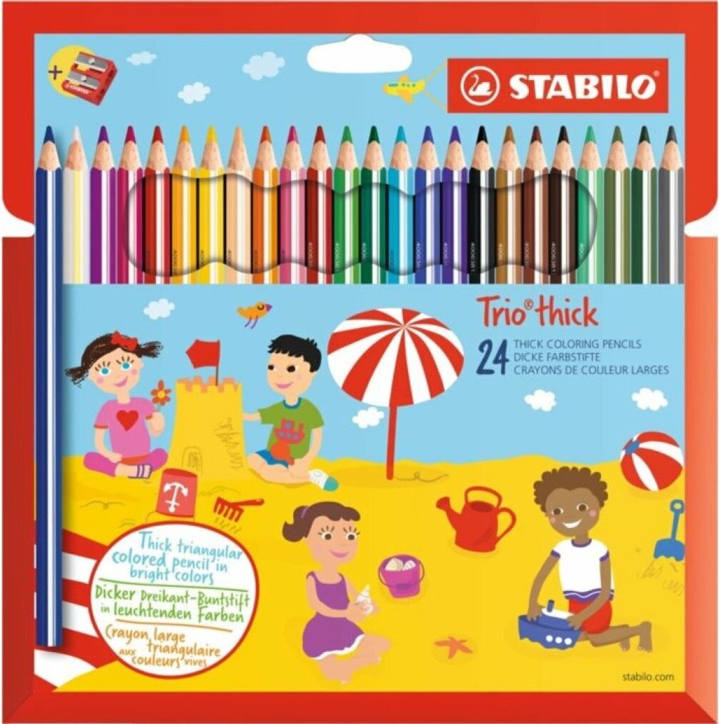 Stabilo farbičky Trio Thick 24 ks s dvojitým | Kaufland.sk