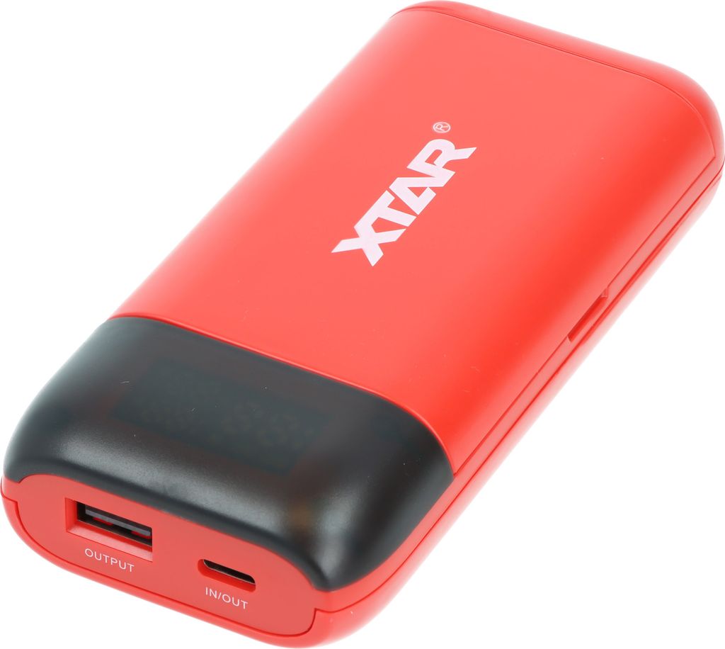 XTAR PB2SL 2-cestná nabíječka a powerbanka, pro Li-ion