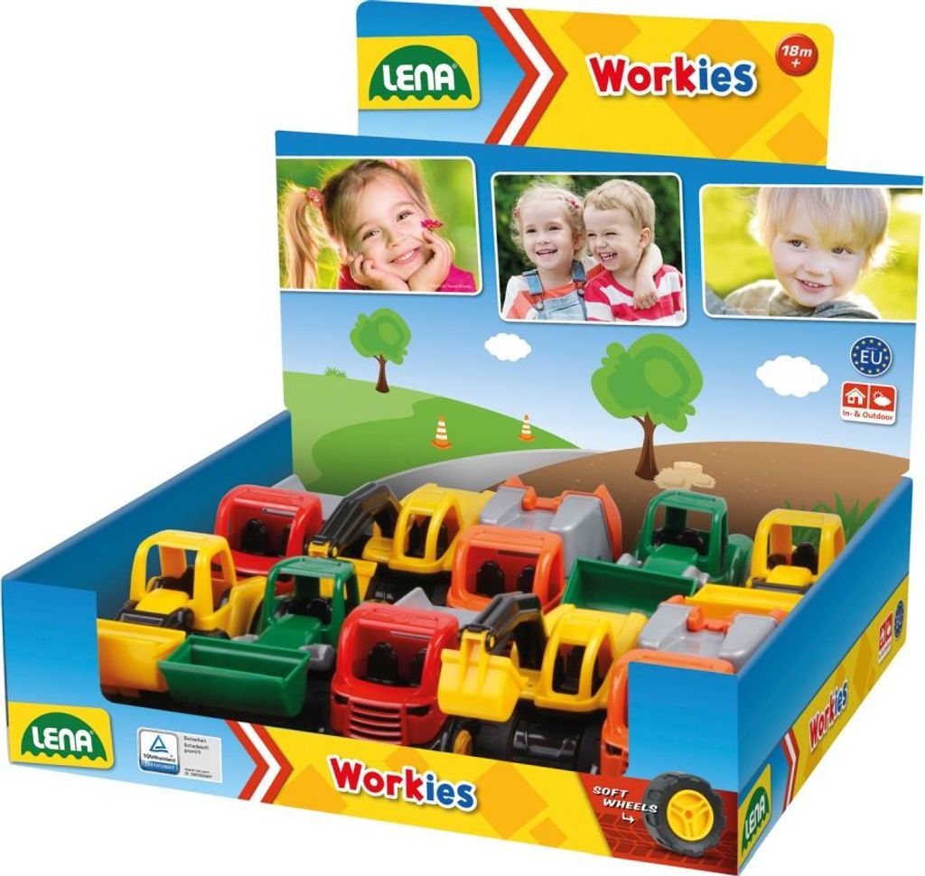 Workies Sortiment (01260-01264), Display Kinderwerkzeug