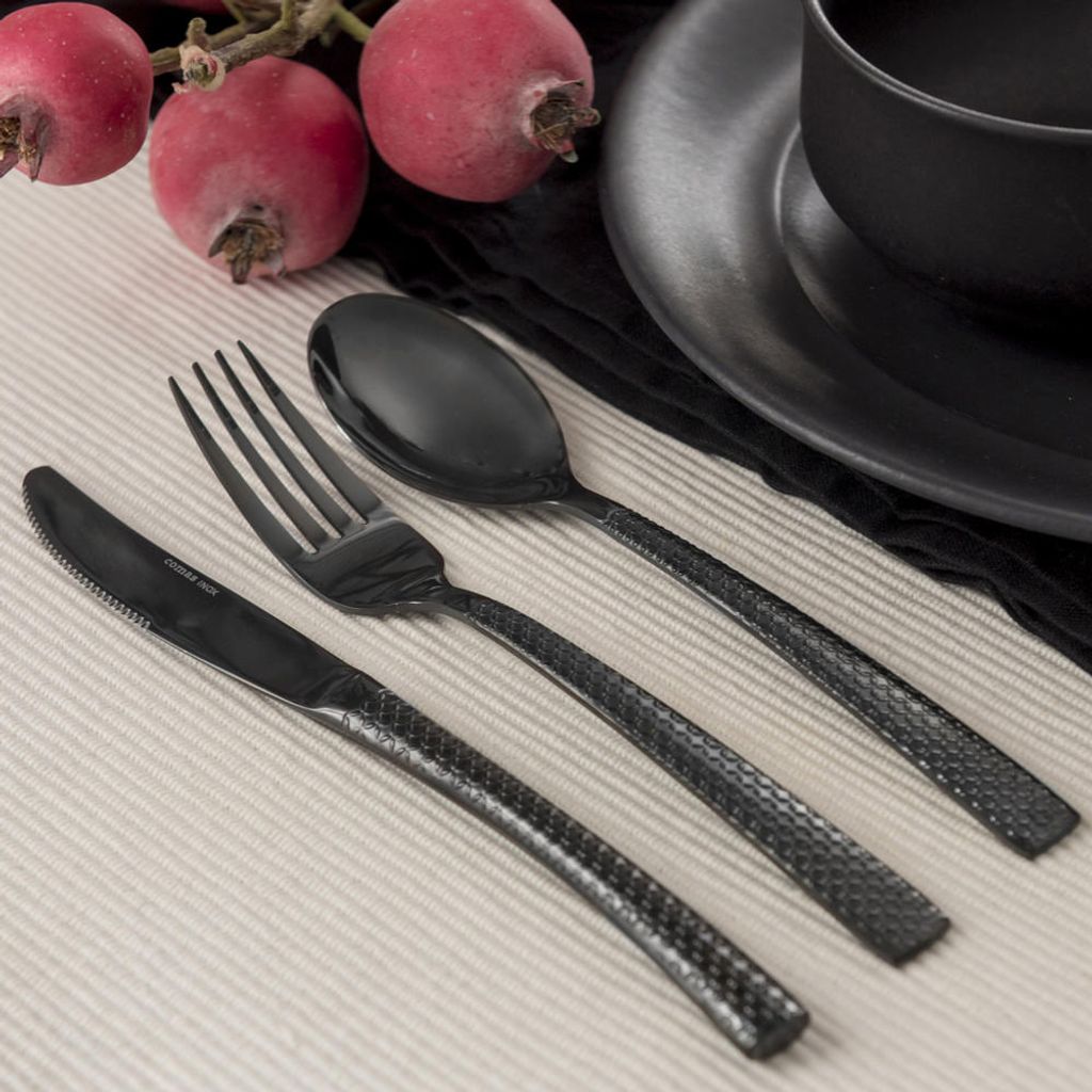 Comas Besteckset Hidraulic Black 24-tlg., | Kaufland.de