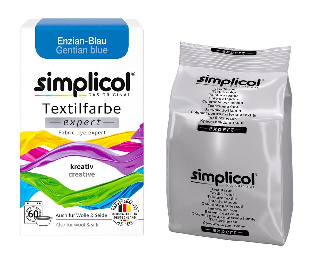 Simplicol Colorant textile Bleu gentiane