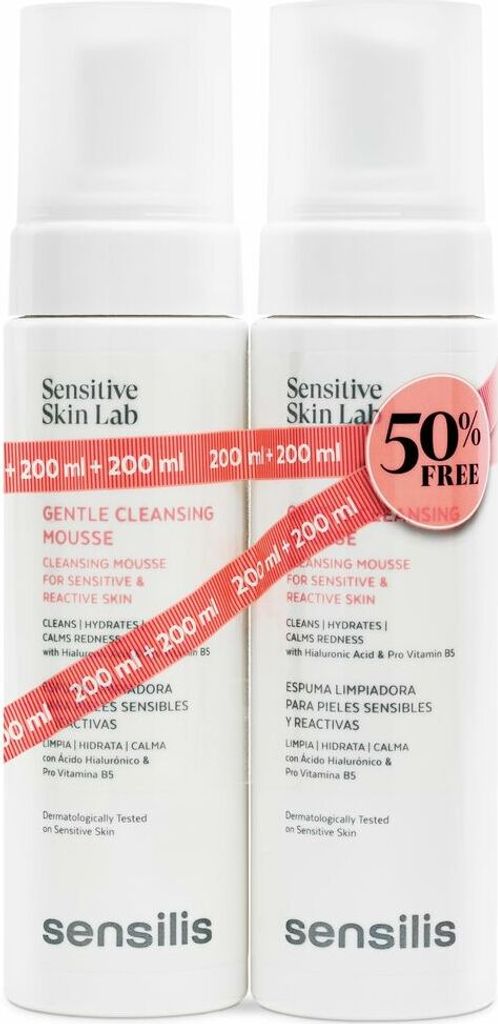 Sensilis Jemná čistiaca pena na umývanie 2 X 200 ml Mydlá