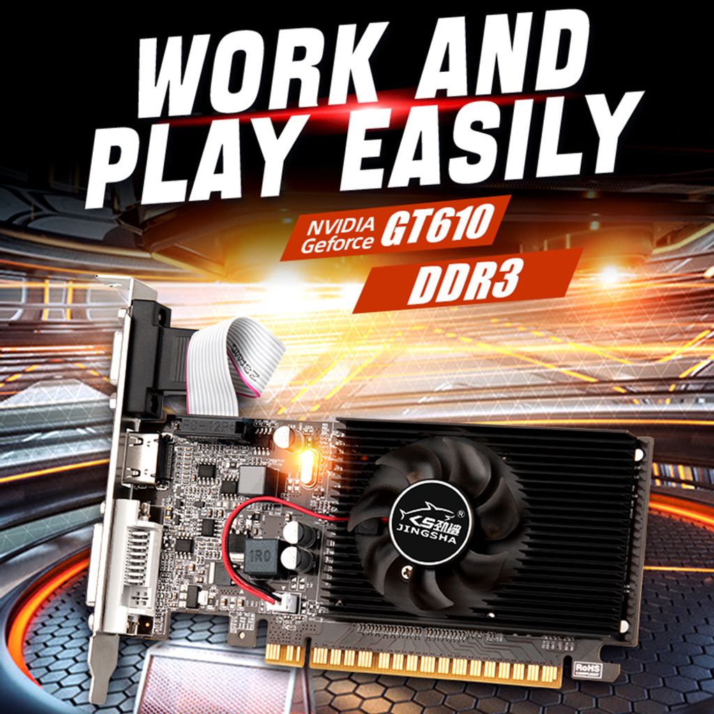 JINGSHA GT610 Grafikkarte, 2 GB/DDR3/64 Bit | Kaufland.de