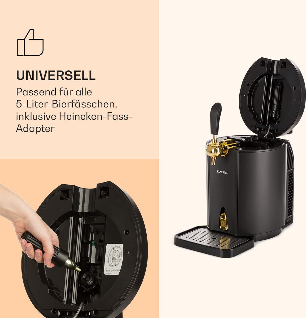 Klarstein Skal - universelle Bier-zapfanlage, | Kaufland.de
