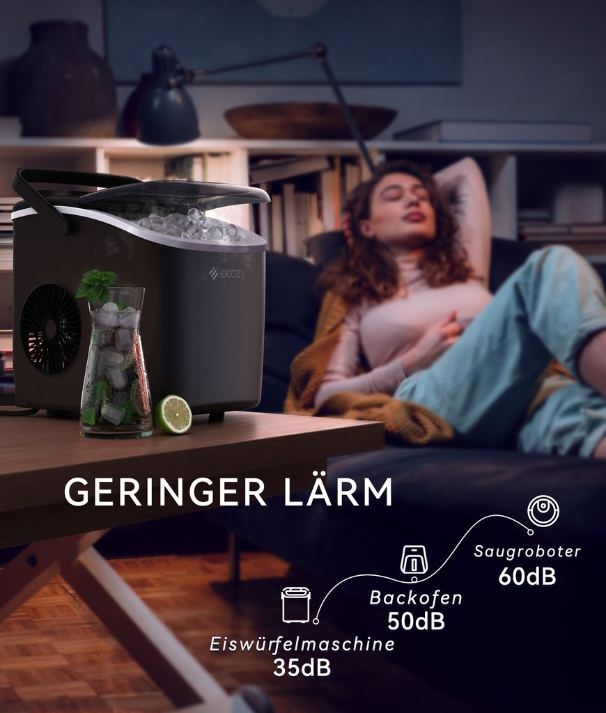 ecozy Eiswürfelmaschine Selbstreinigungs, | Kaufland.de
