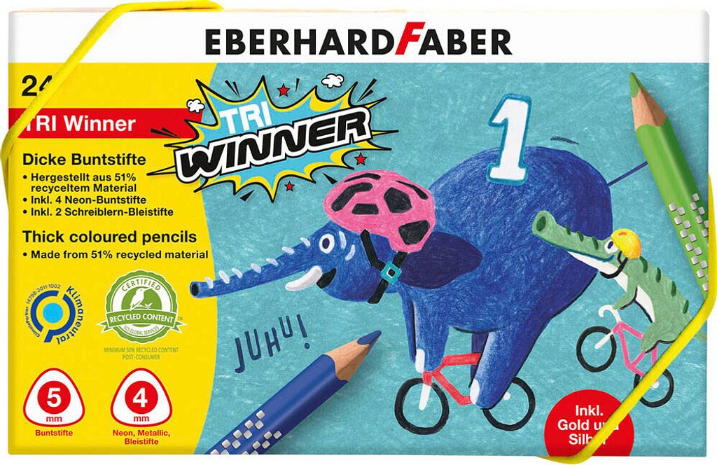 EBERHARD FABER TRI Winner barevné tužky, | Kaufland.cz