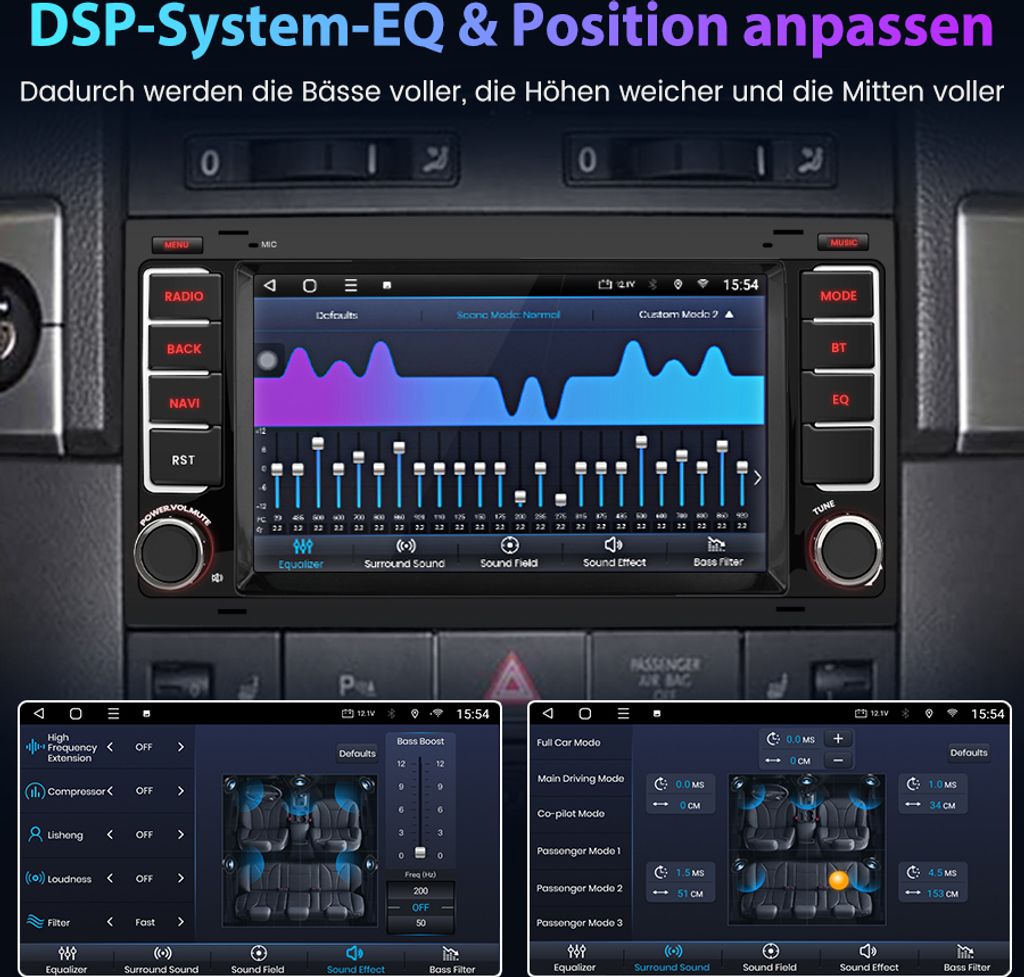 2+32G Android 13 Autoradio Für VW T5 Multivan | Kaufland.cz