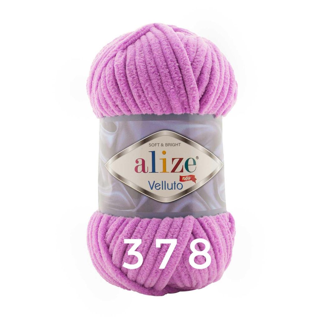 Alize Velluto, 100g/68m 378 orchid Wolle