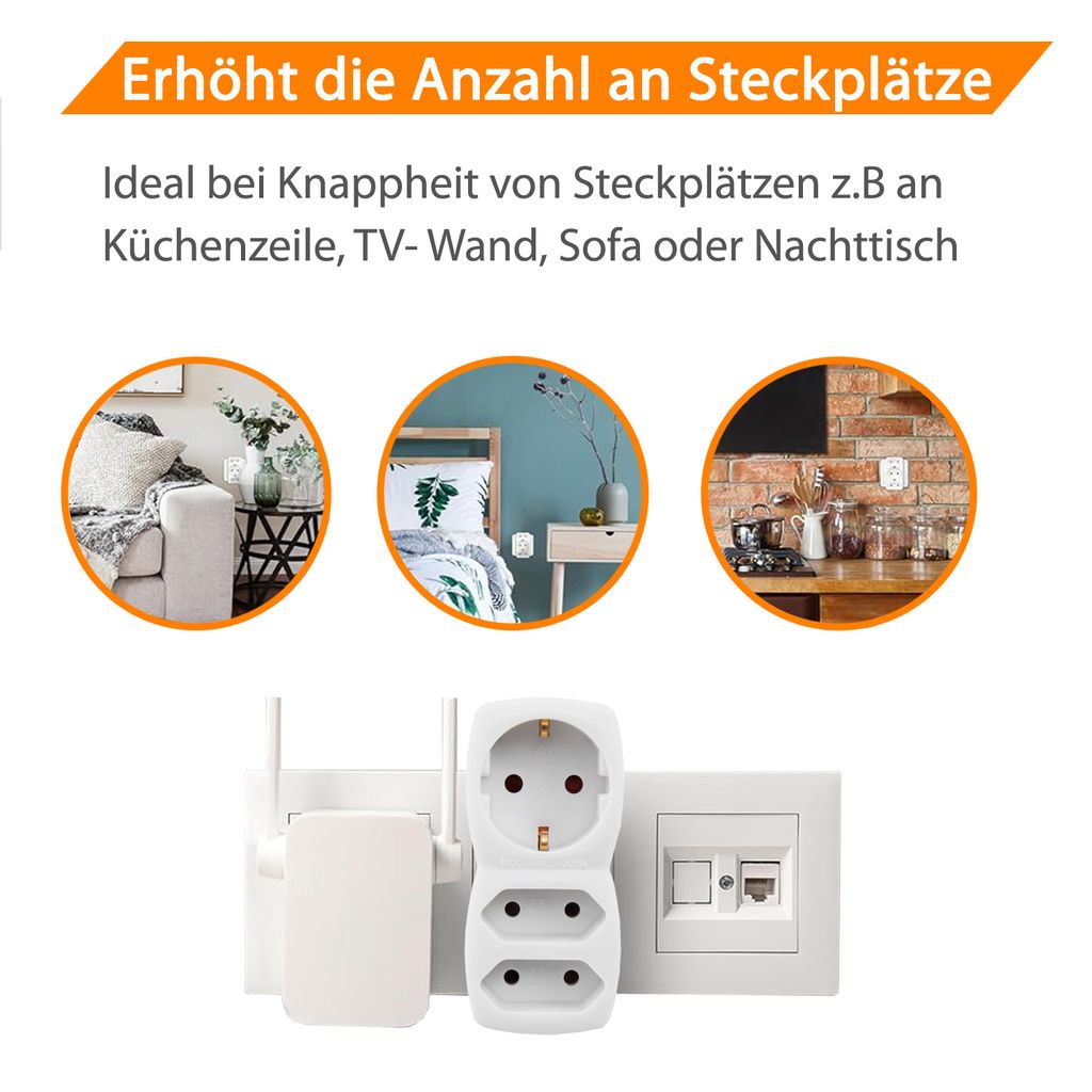 ORSEM Mehrfachsteckdose Schutzkontakt | Kaufland.de