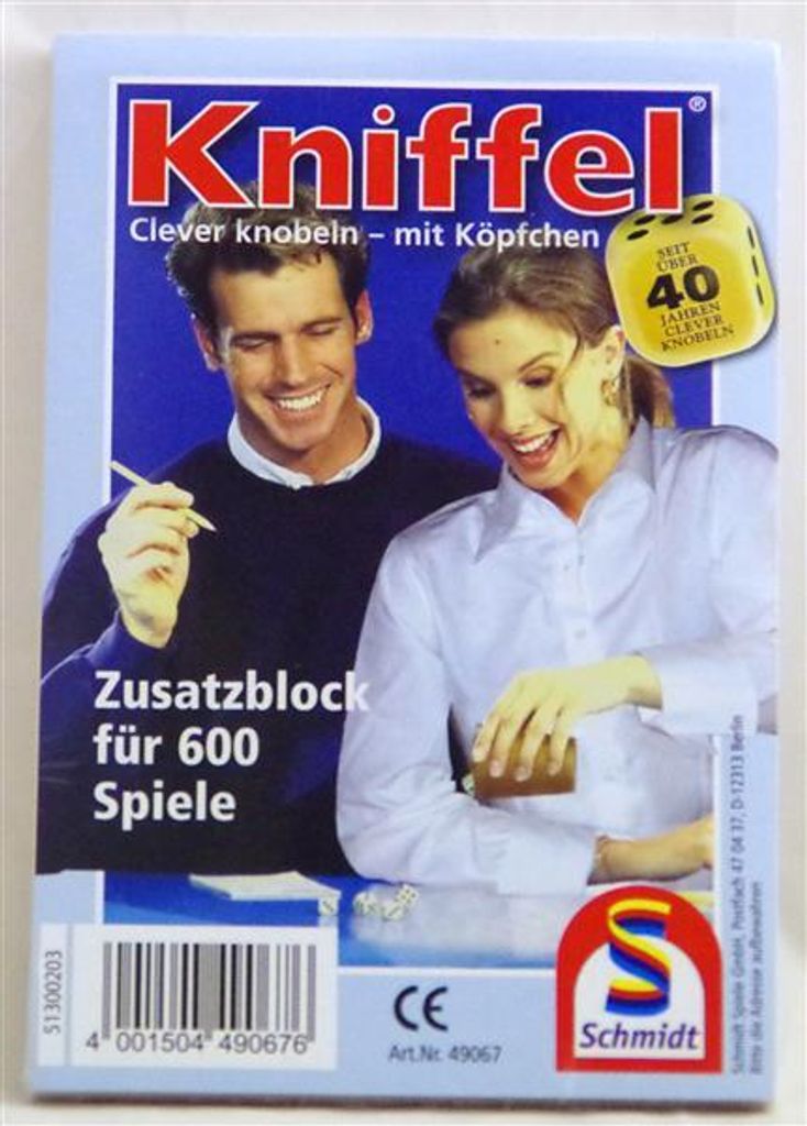 Kniffelblock für 600 Spiele je Block, 1Set | Kaufland.de
