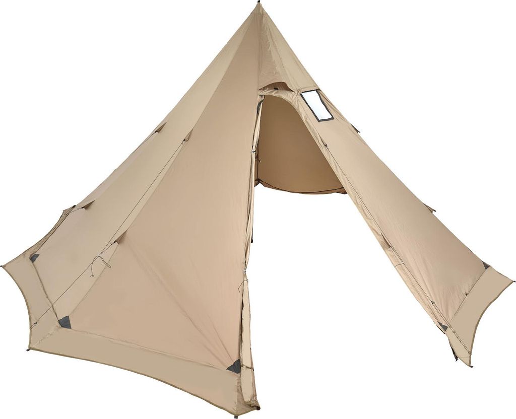 SucceBuy stan tipi pro 4-6 osob, přenosný indiánský stan s