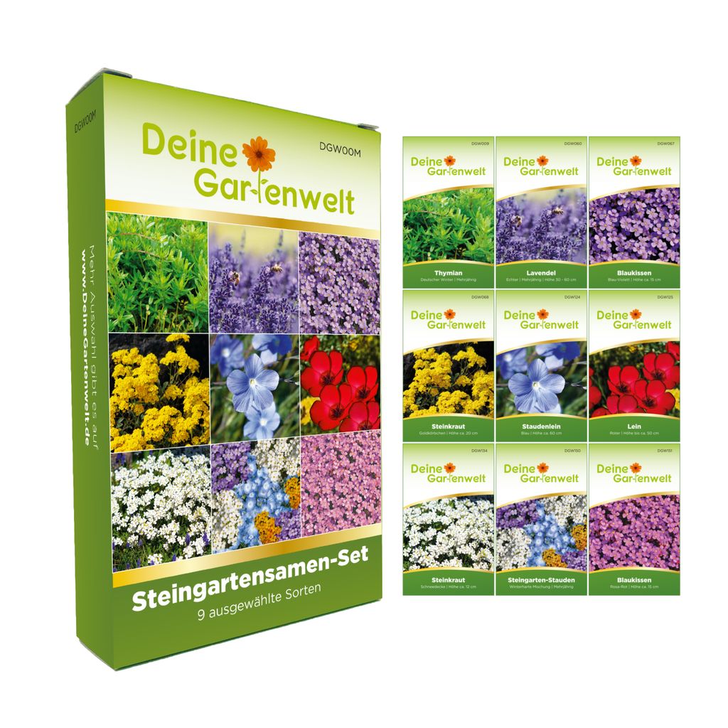 Steingartensamen Set - 9 Sorten Samen - | Kaufland.de