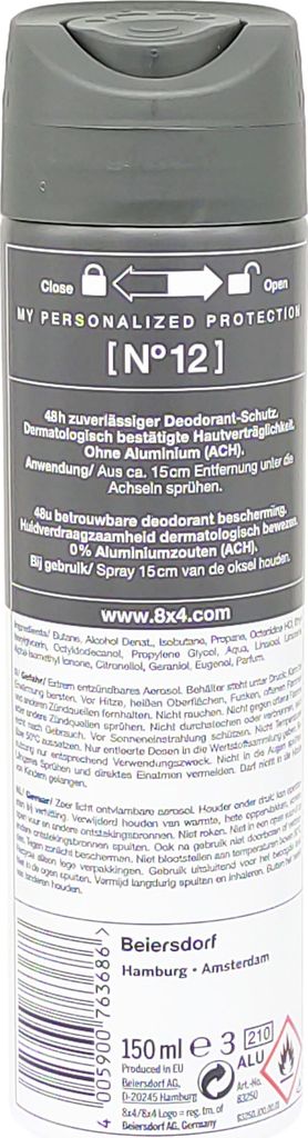 3x 8x4 Men Deodorant DARK FOREST 150ml 48h | Kaufland.de