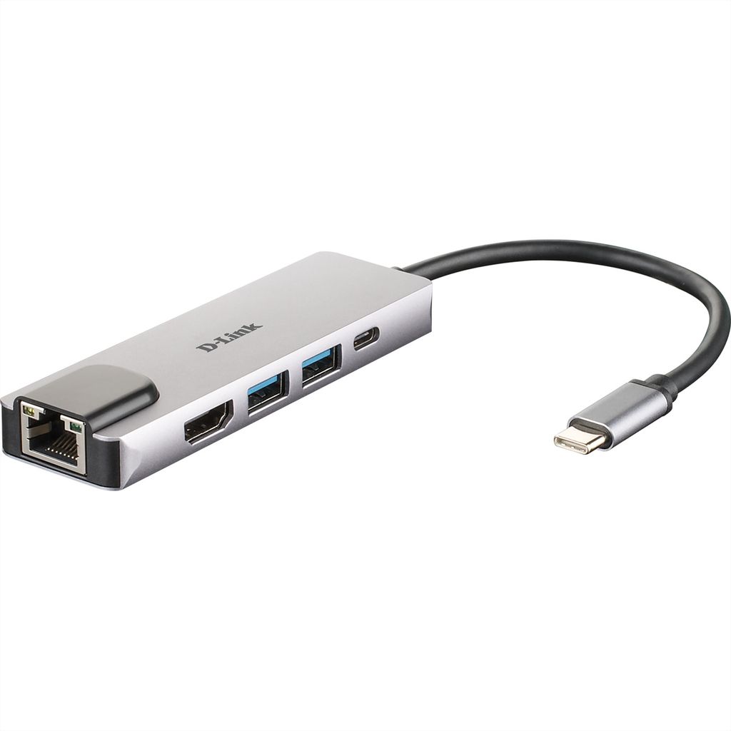 D-Link DUB-M520 USB-C 5-Port USB 3.0 Hub mit HDMI,