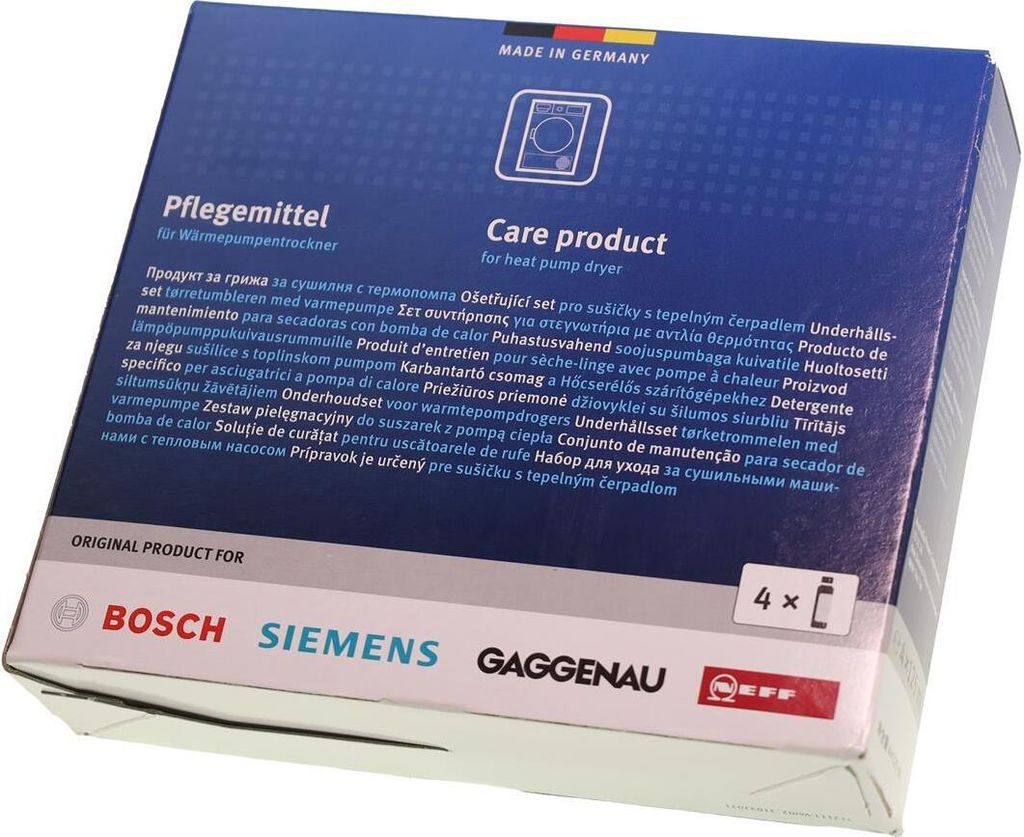 BSH-Gruppe Pflegeset 00311829 für Wärmepumpentrockner