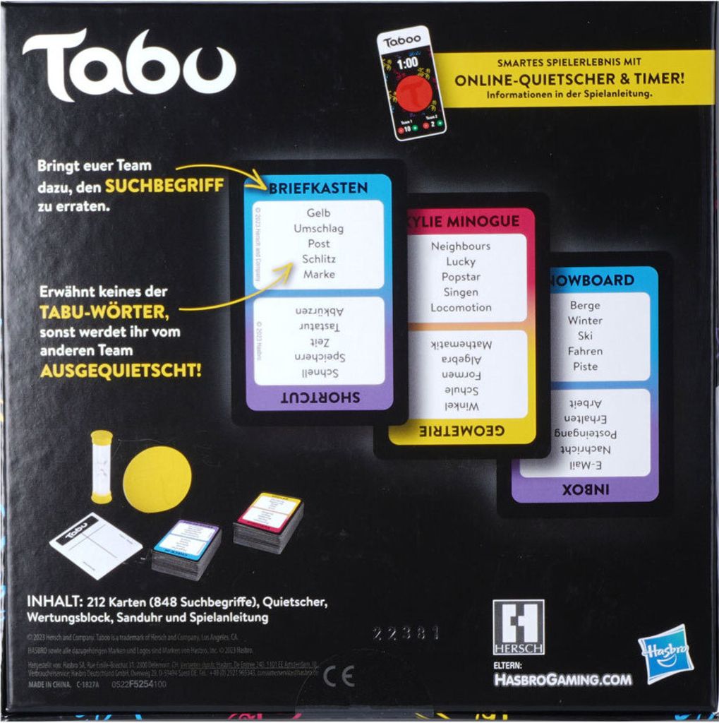 Hasbro klasická tabu hra, spoločenská hra, | Kaufland.sk