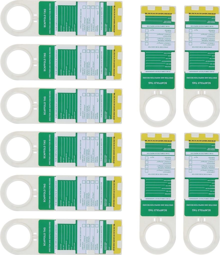10PCS Scaffold Tag Locking Caution | Kaufland.cz