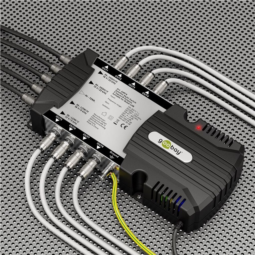 GOOBAY SAT multipřepínač 64874, 5/8 | Kaufland.cz