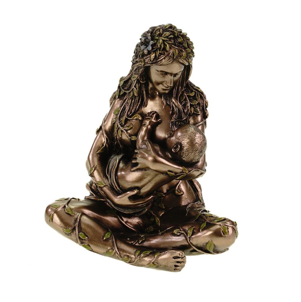 Erdmutter Gaia mit Baby Göttin Kunststein 11 | Kaufland.de
