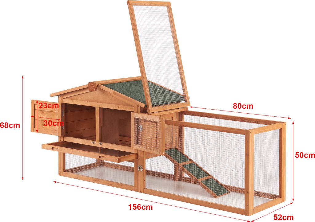 Králíkárna Oberursel 68 x 156 x 52 cm Výběh | Kaufland.cz
