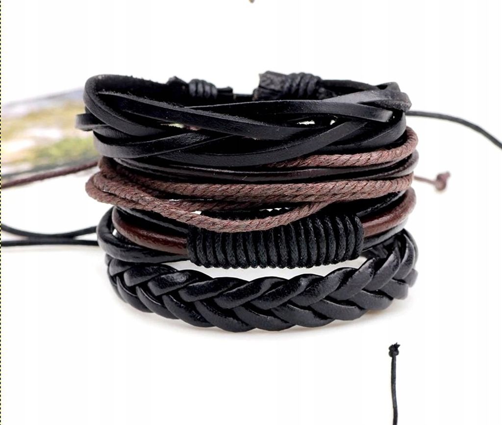 Armband-Set - Lederarmband, Punk-Style - | Kaufland.de