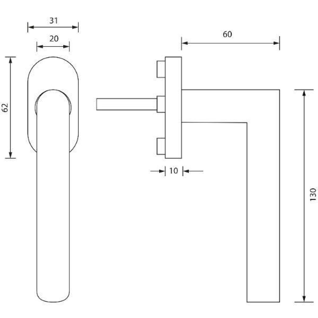 MARCHESI Fenstergriff GEHRUNG, Rastung, 7 x | Kaufland.de
