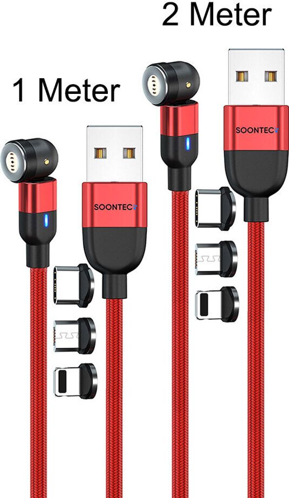 Magnet Ladekabel 2er Set (2 Meter+1 Meter) | Kaufland.de