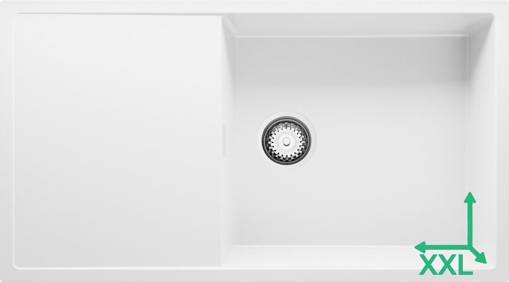 Spülbecken Weiß 90x50 cm, Granitspüle 1 | Kaufland.de