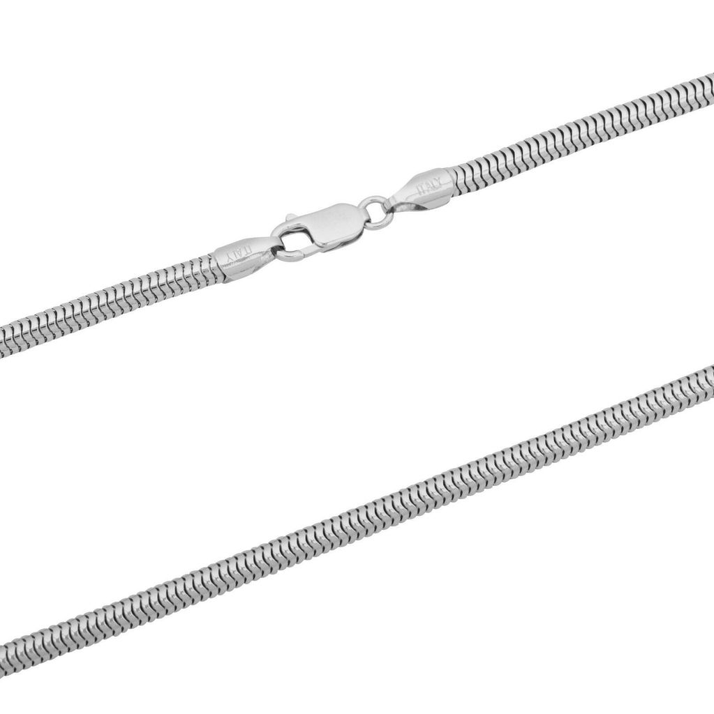 Schlangenkette 4mm Massiv 925 Silber | Kaufland.de
