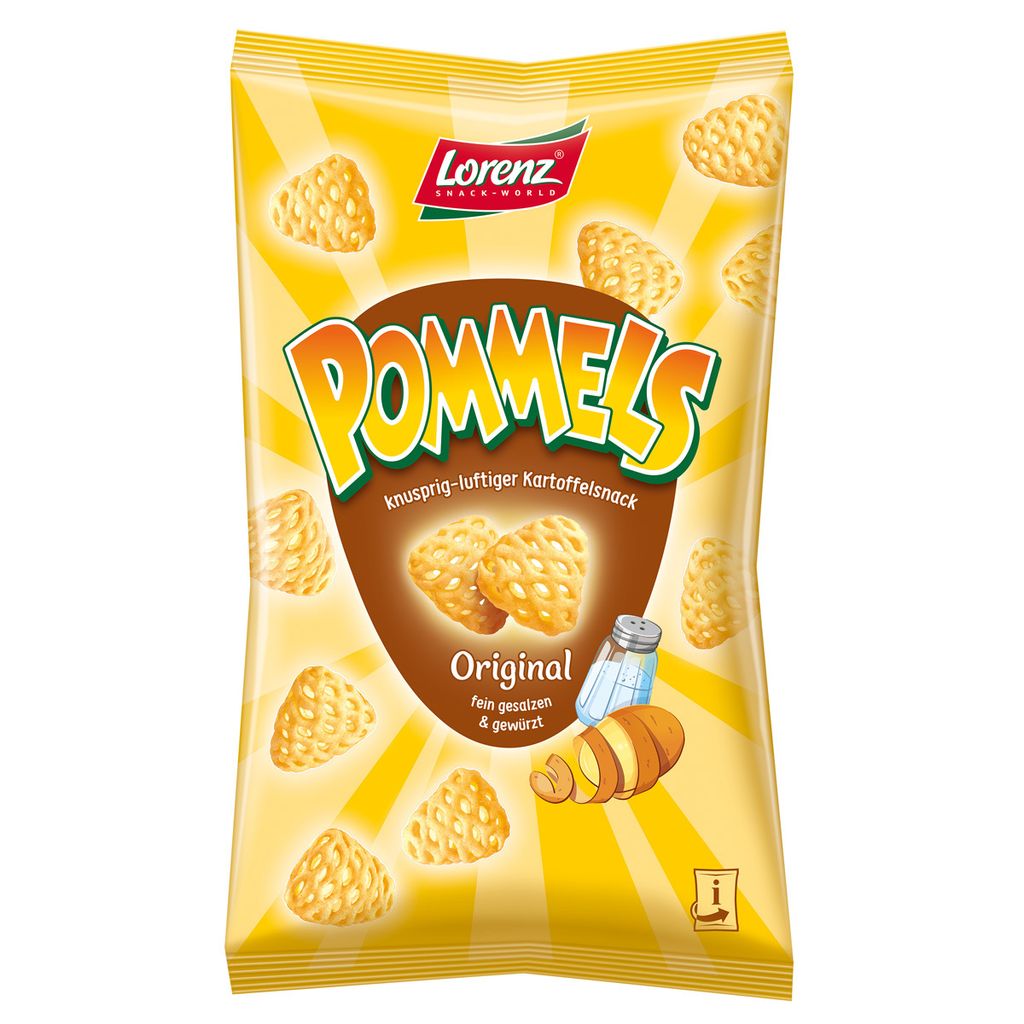 Lorenz Pommels Original Potato Snack drobno solone i