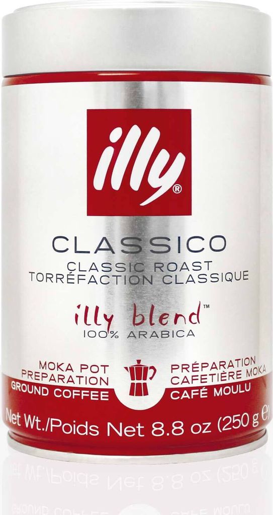 illy Classico Mokka Normale Röstung 250g Kaffee GEMAHLEN