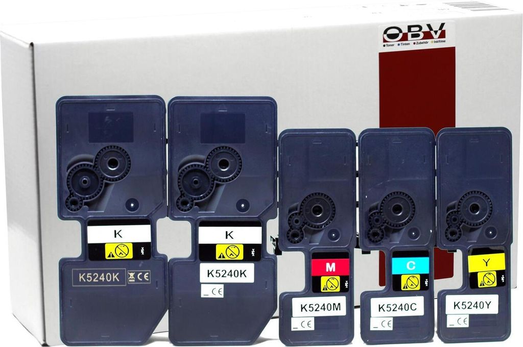OBV Kompatibel 5x TK-5240 Toner passend für Kyocera M5526