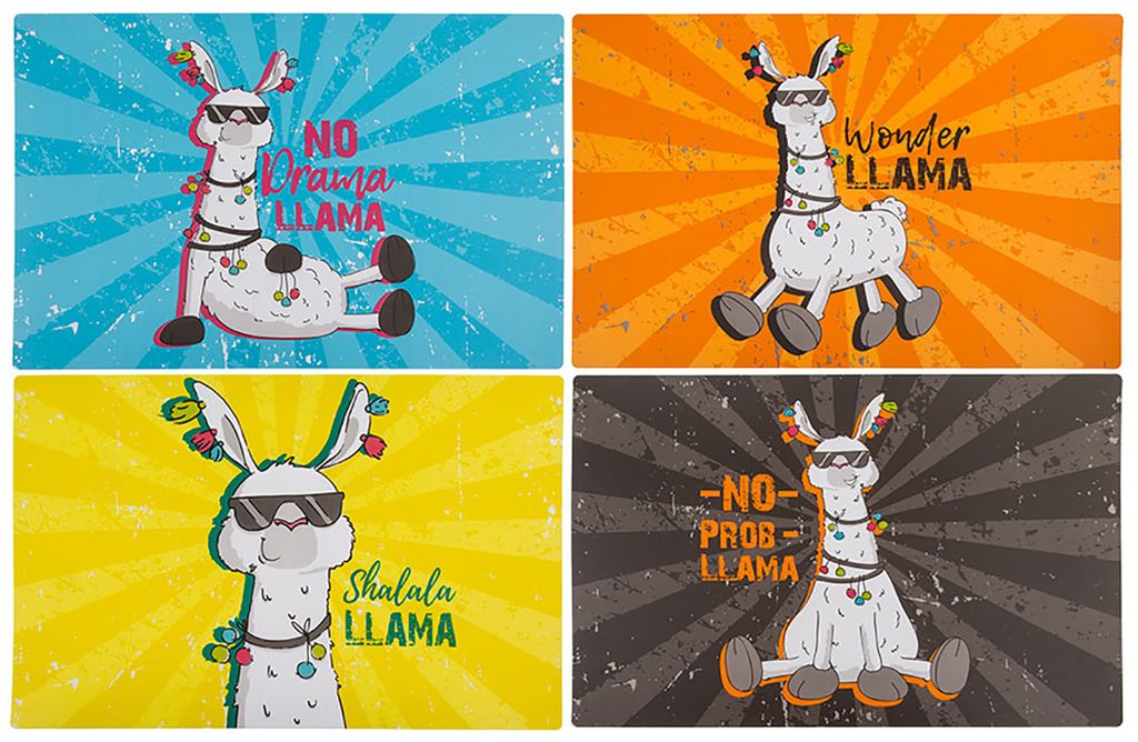 Tischset Platzset lustige Lama Orange Wonder | Kaufland.de