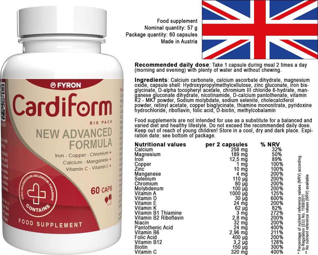 CARDIFORM - 60 Kapseln das Original | Kaufland.de